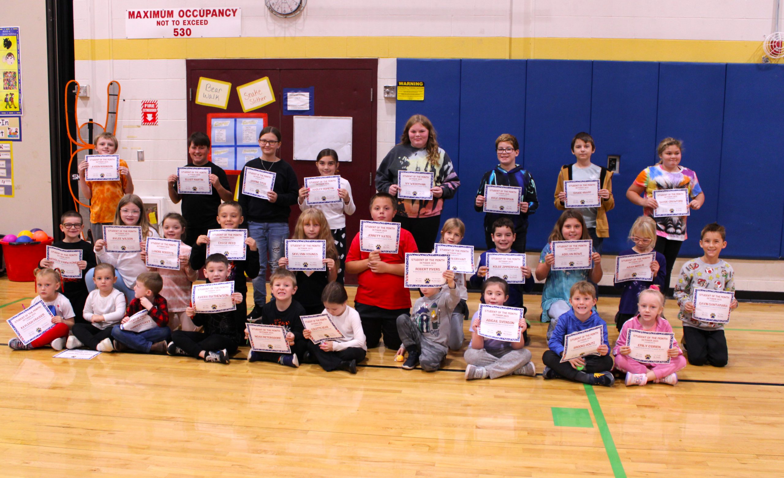 Elementary School October Students of the Month - Mayfield Central ...